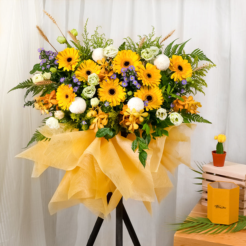 Lustre Grand Opening / Congratulation Flower Stand