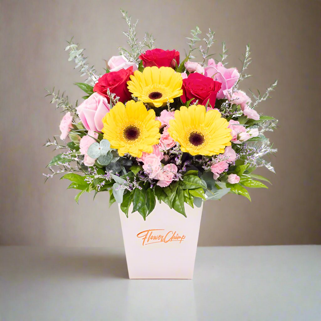Flower In A Box Bouquets | Same-Day Singapore